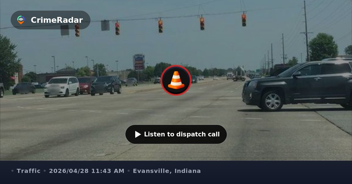 Traffic hazard cleared on Lloyd at Burkhardt, Evansville IN | CrimeRadar