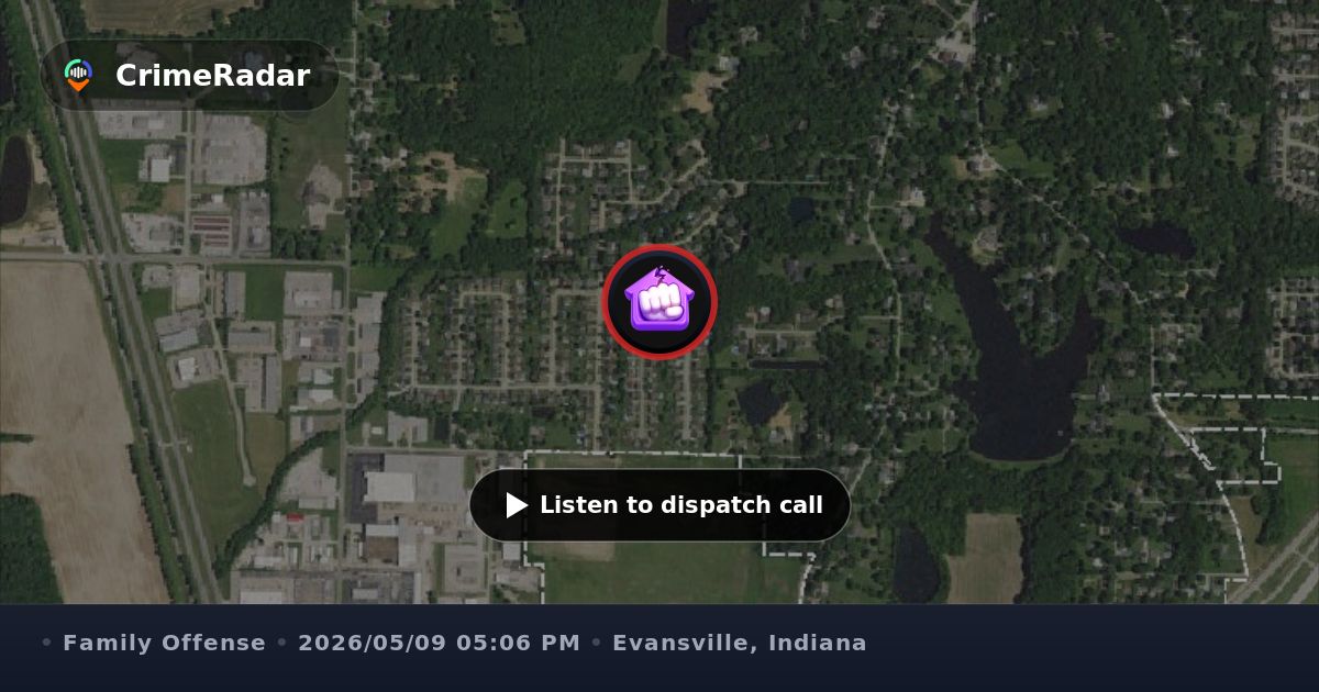 Protective order violation at Hazel Court home, Evansville IN | CrimeRadar
