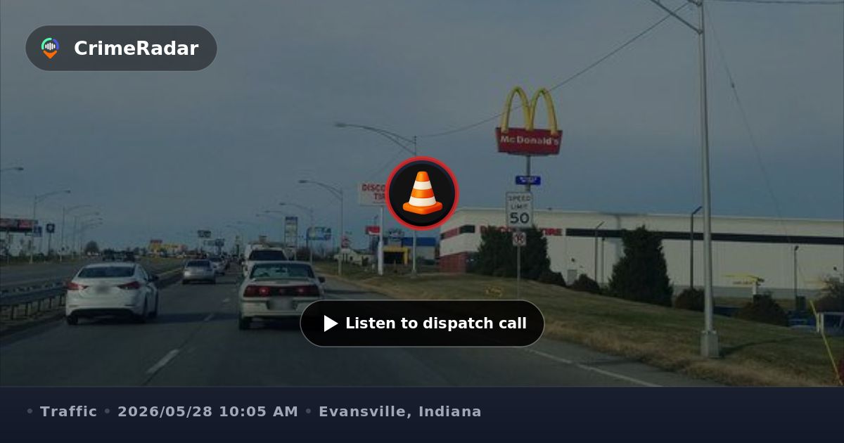 Two-vehicle crash near Rosenberger and Lloyd, Evansville IN | CrimeRadar