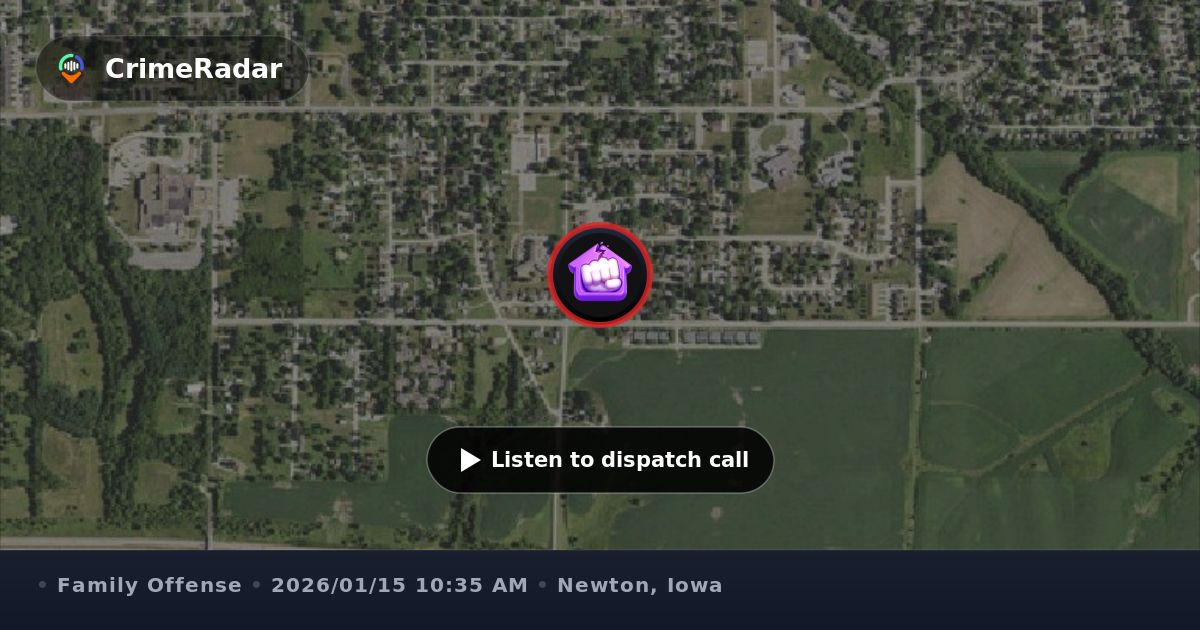 Deputies respond to possible domestic disturbance, Newton IA | CrimeRadar