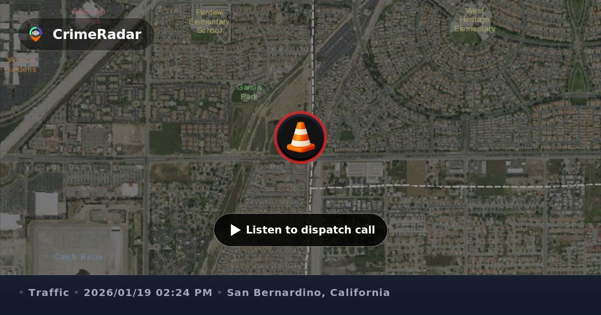 Vehicle stop near Foothill Blvd off-ramp, San Bernardino County CA ...