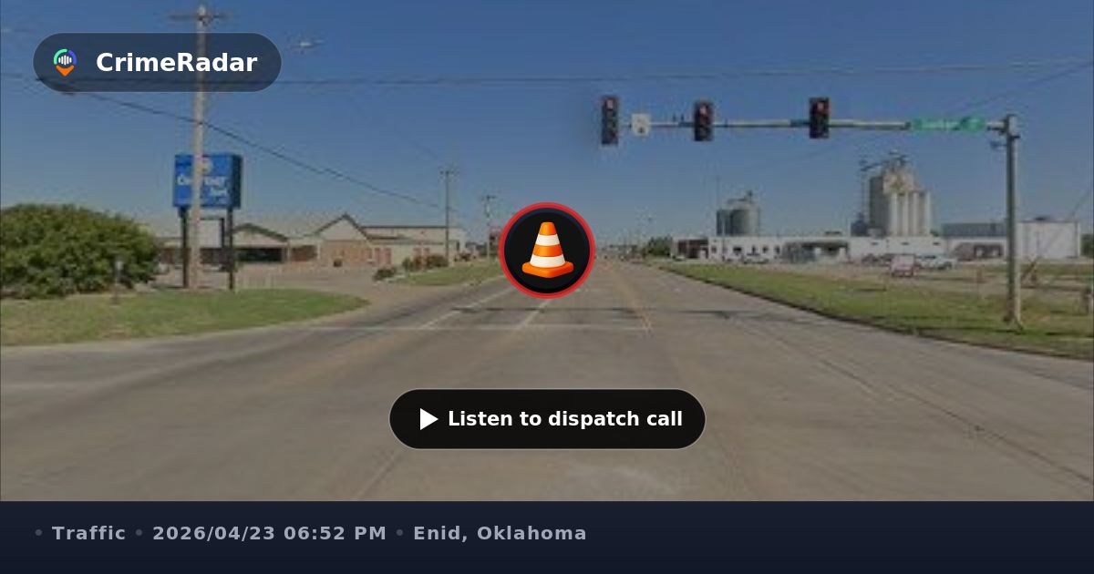 Freeway crash east of Highway 81 on Southgate, Enid OK | CrimeRadar