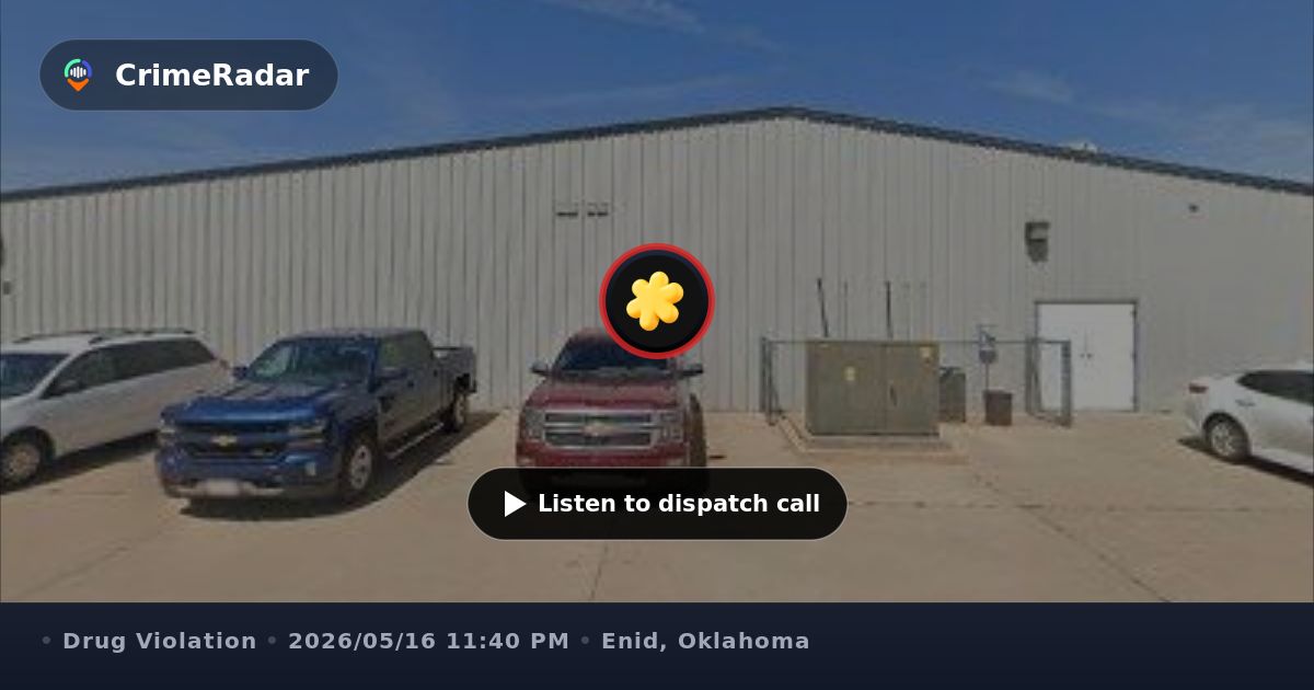 Woman treated for suspected overdose in bathroom, Enid OK | CrimeRadar