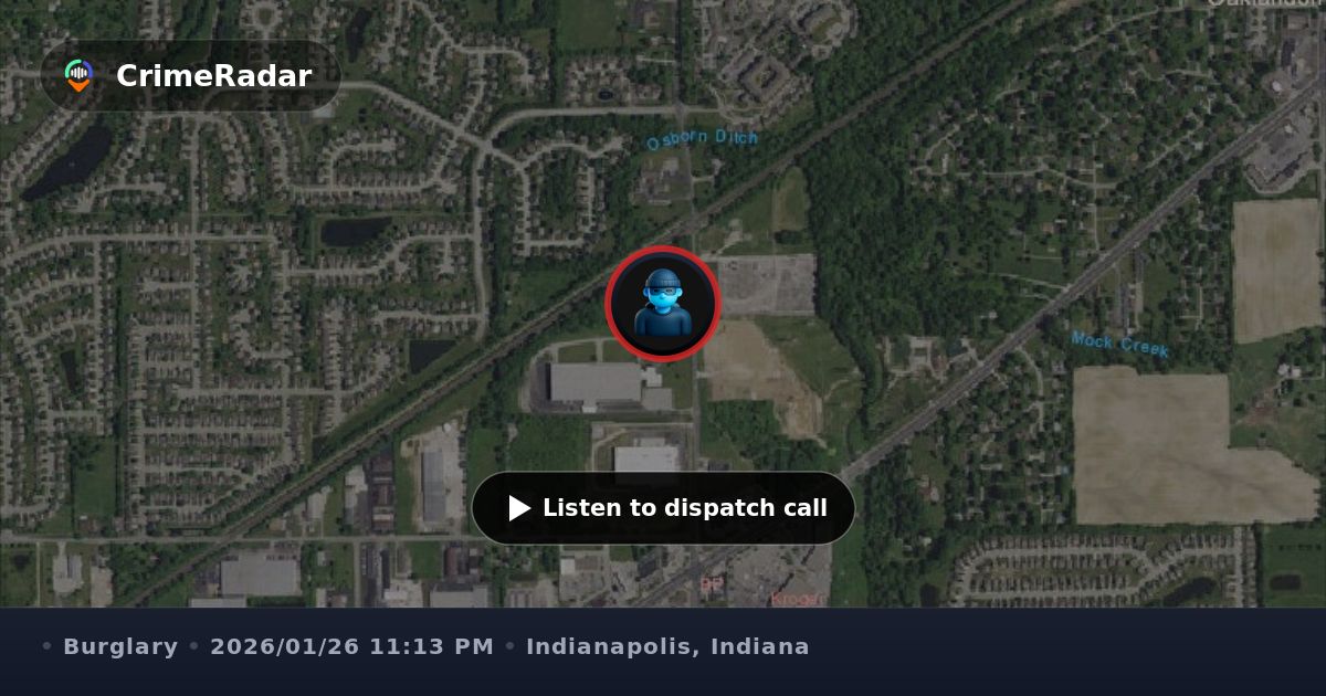 Alarm triggered at business on North German Church Rd, Indianapolis IN ...