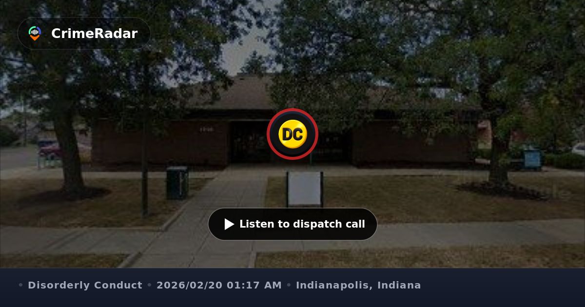 Three people causing disturbance at library entrance, Indianapolis IN ...