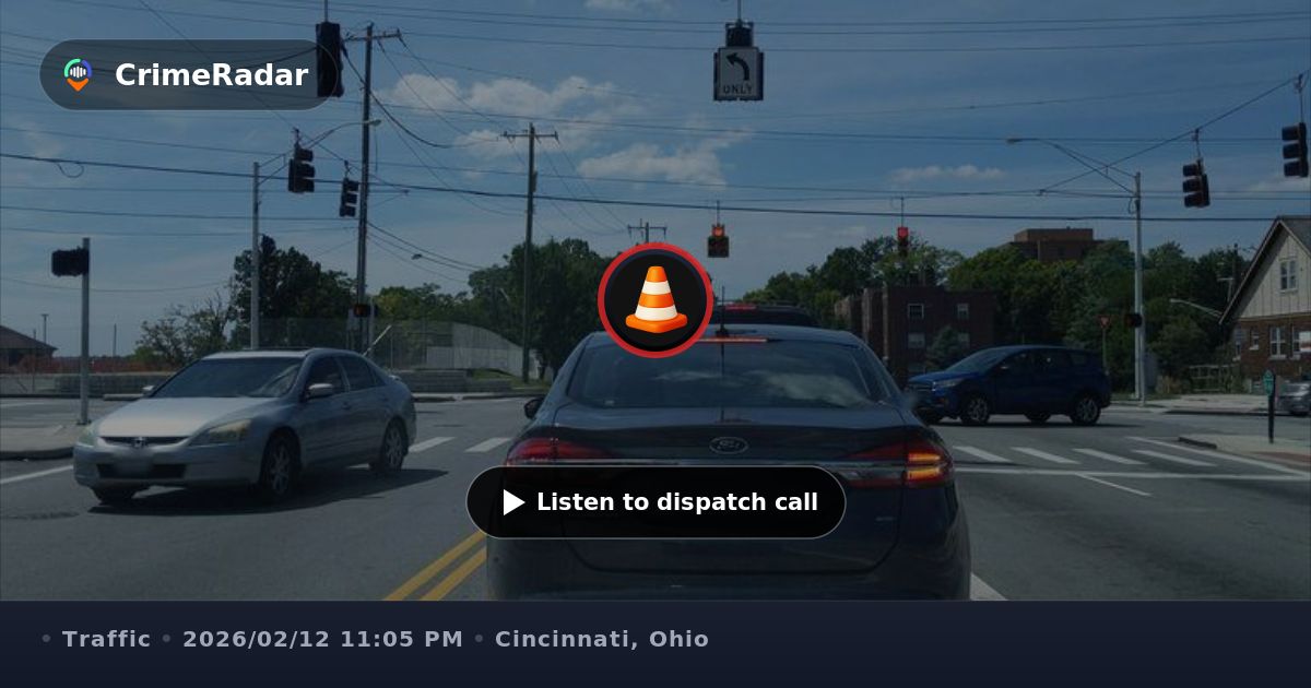 Traffic stop for vehicle without plates, Cincinnati OH | CrimeRadar