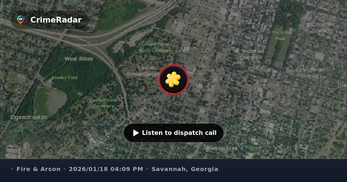 Fire crews respond near Martin Luther King Jr Blvd, Savannah GA ...