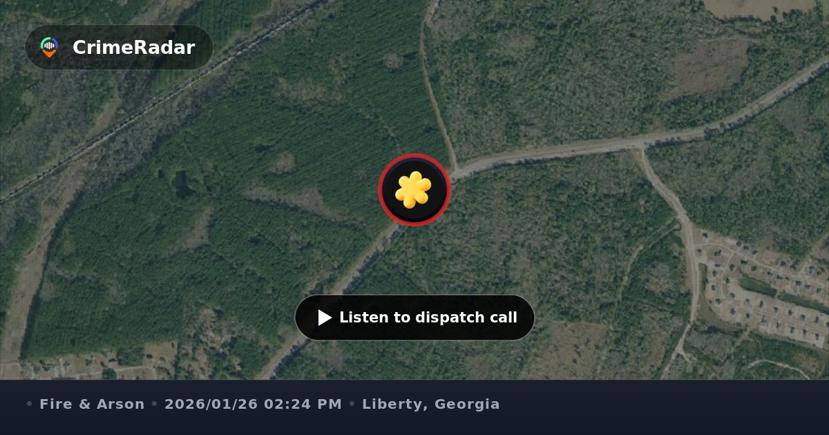 Fire crews assess possible warehouse incident, Liberty County GA ...