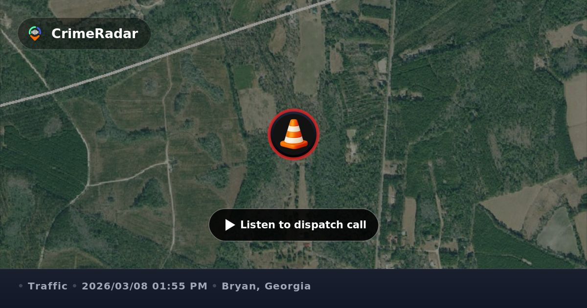 Vehicle crash at Ash Branch Church Road and Neal Road, Bryan County GA ...