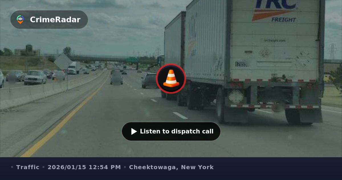 Car slides off ramp near Exit 52 eastbound, Cheektowaga NY | CrimeRadar