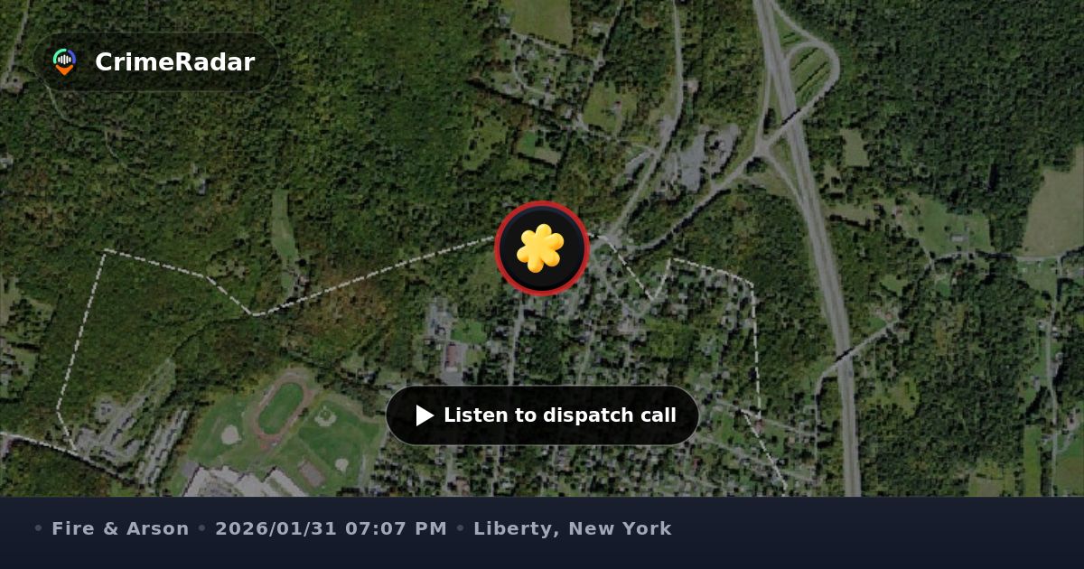 Firefighters respond to structure fire near North Main St, Liberty NY ...