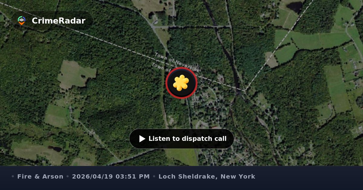 Structure fire reported on Cambridge Circle, Loch Sheldrake NY | CrimeRadar