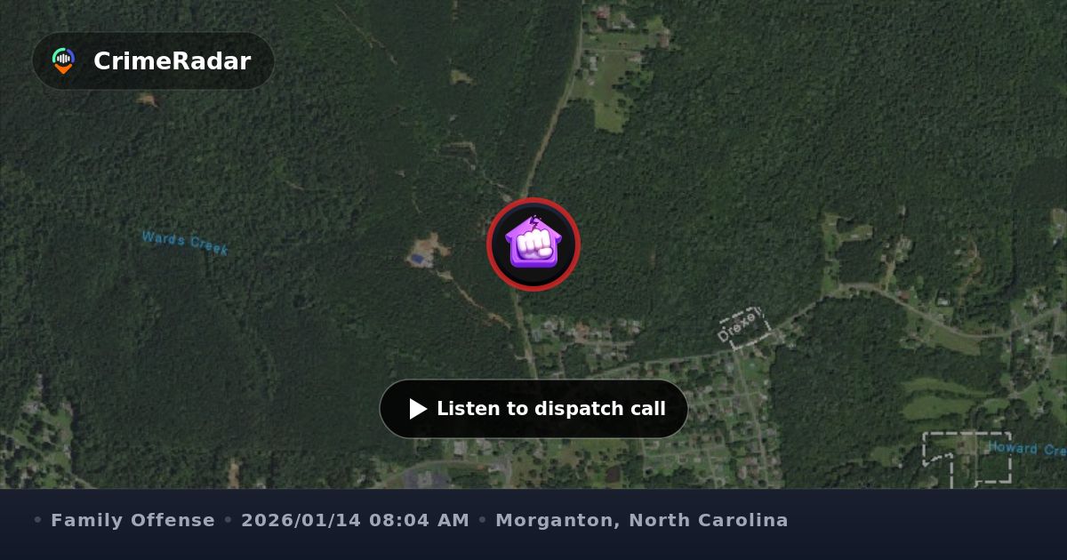 Possible domestic dispute near Amherst Rd, Morganton NC | CrimeRadar