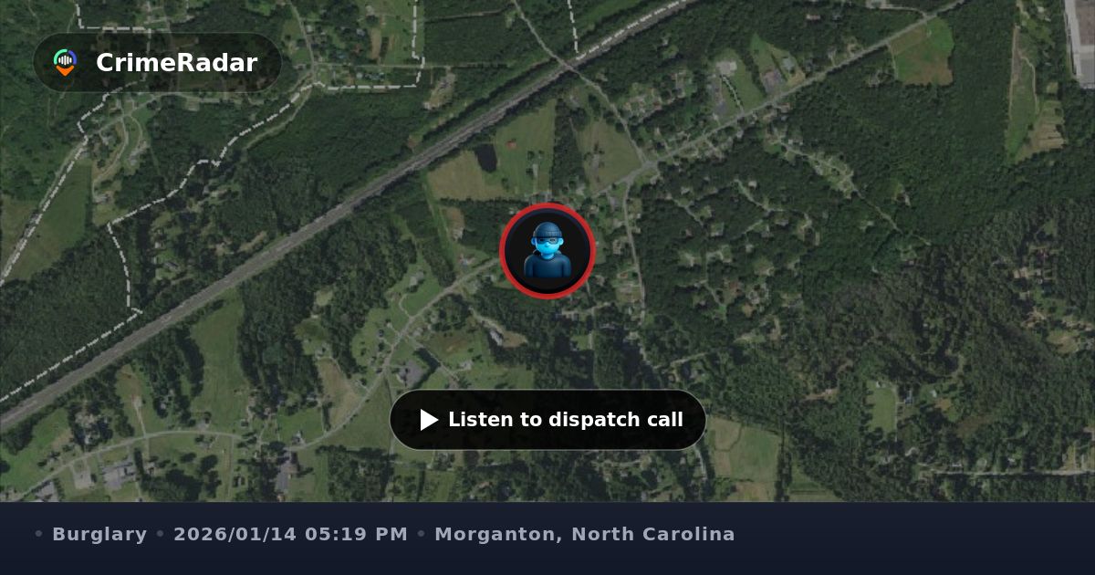 Burglar alarm triggered on Grandview Ave, Morganton NC | CrimeRadar