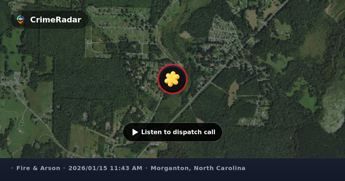 Fire crews check alarm near Croft Creek area, Morganton NC | CrimeRadar