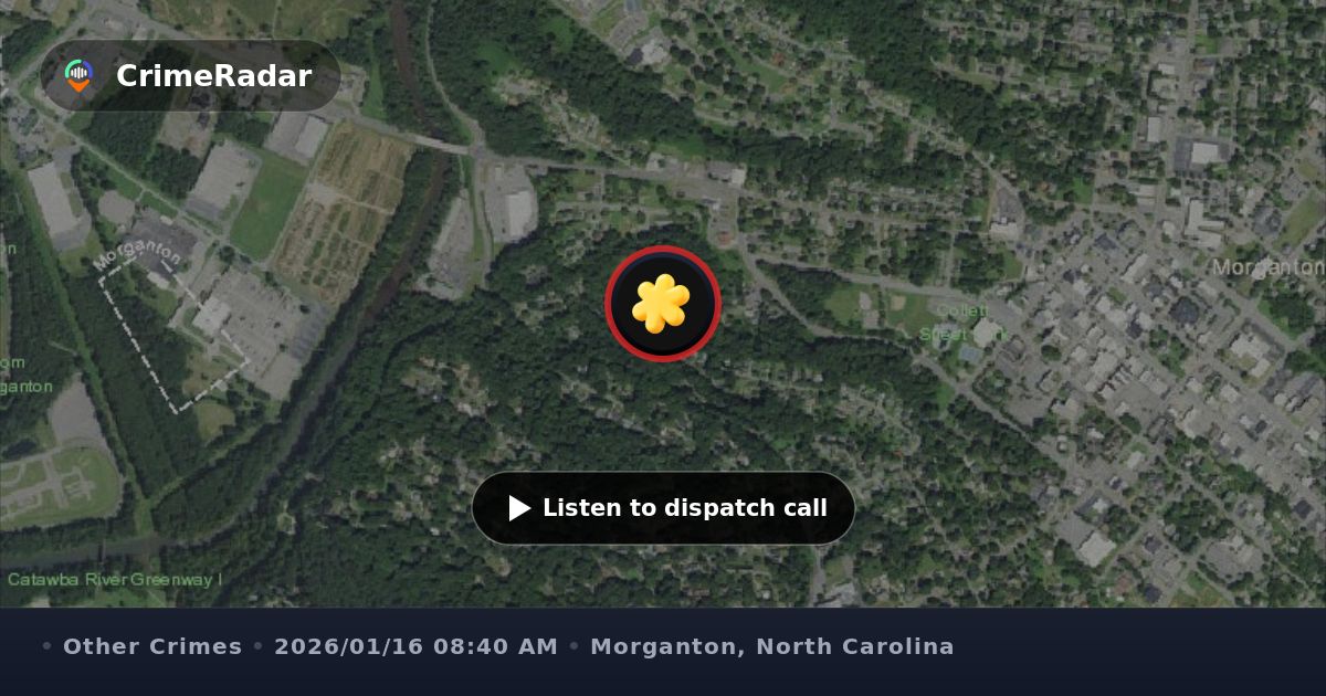 Accidental 911 call near West Union St, Morganton NC | CrimeRadar