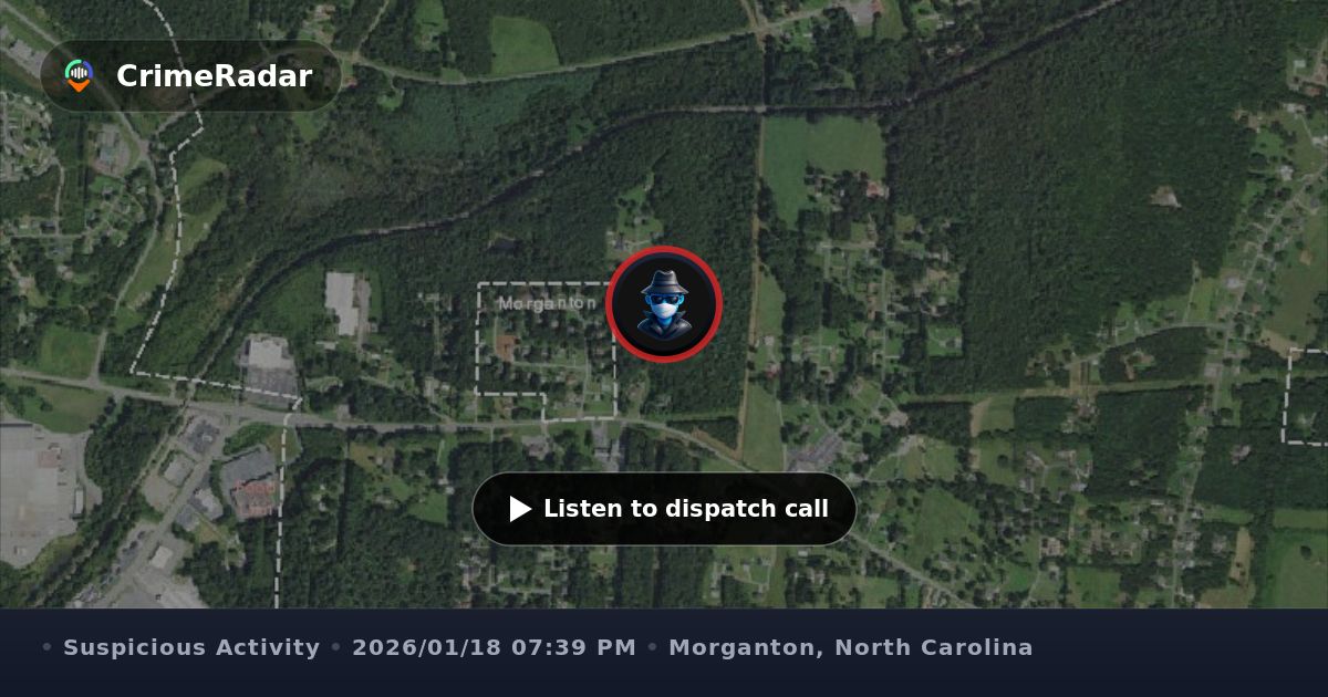 Officers check on suspicious activity near Wall St, Morganton NC ...