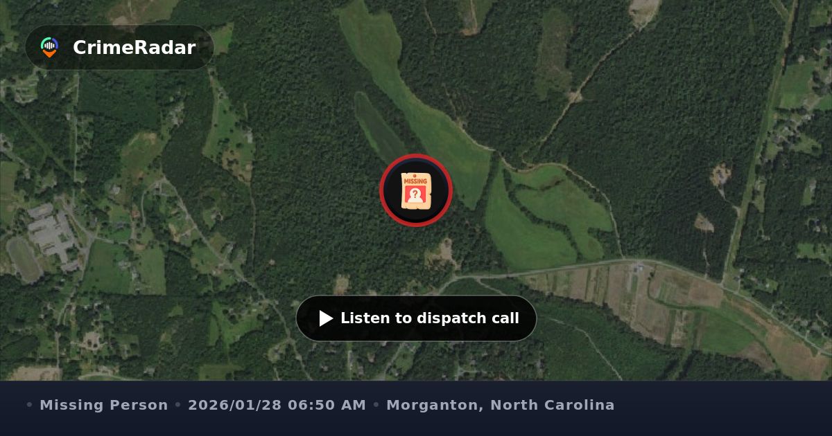 Possible welfare check near La Foret Dr, Morganton NC | CrimeRadar