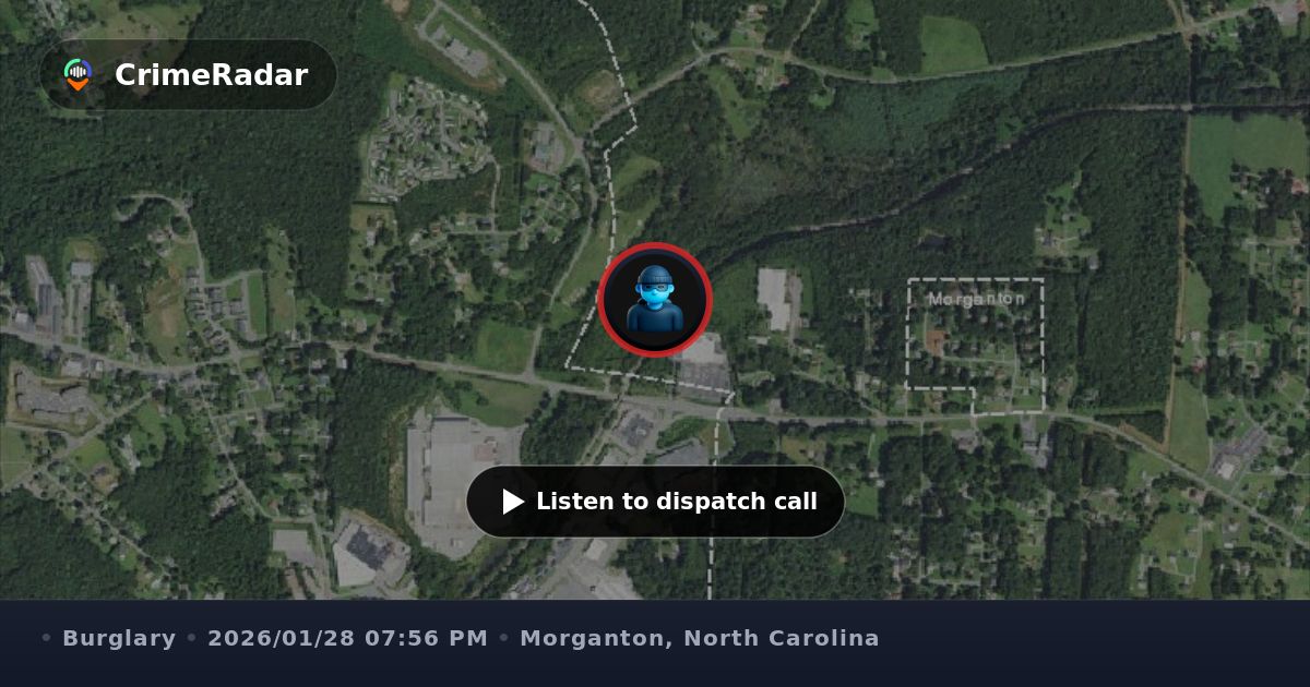 Possible break-in on Dugout Circle, Morganton NC | CrimeRadar
