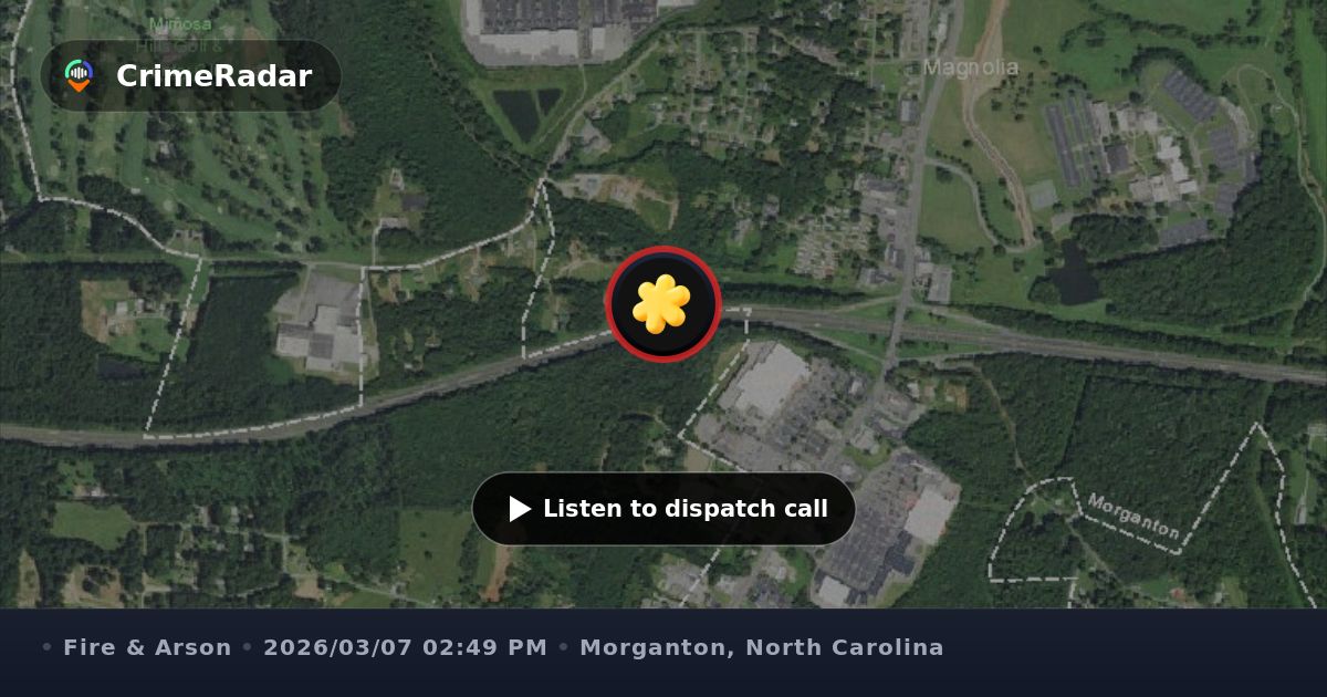 Fire crew checks report at old Food Lion store, Morganton NC | CrimeRadar