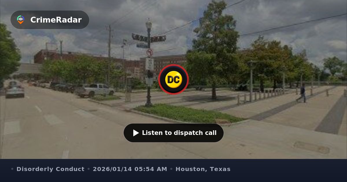 Officers respond to trespassing near Commerce and Austin, Houston TX ...