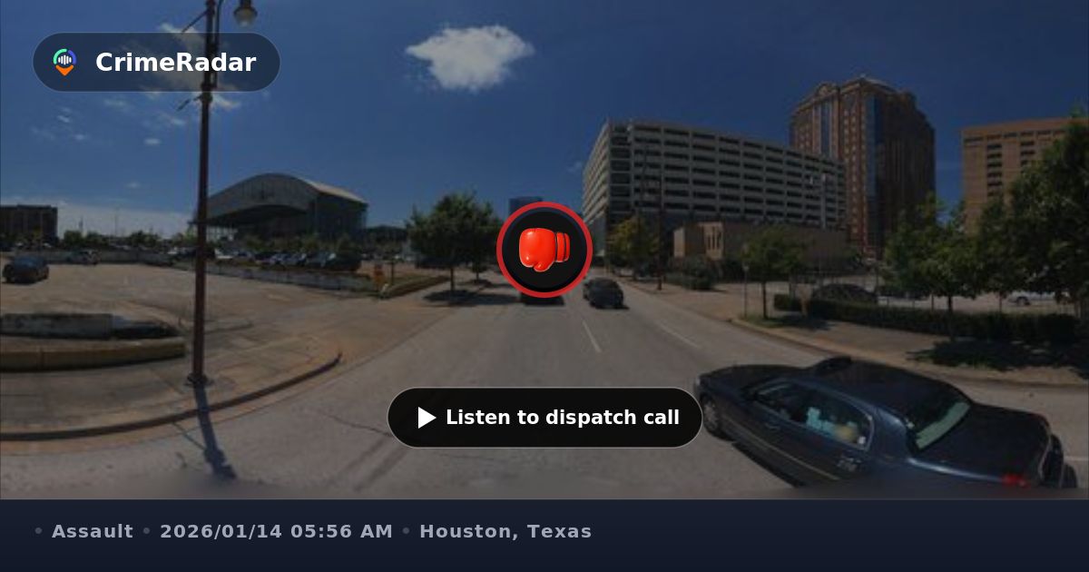 Apparent assault near Commerce and La Branch, Houston TX | CrimeRadar