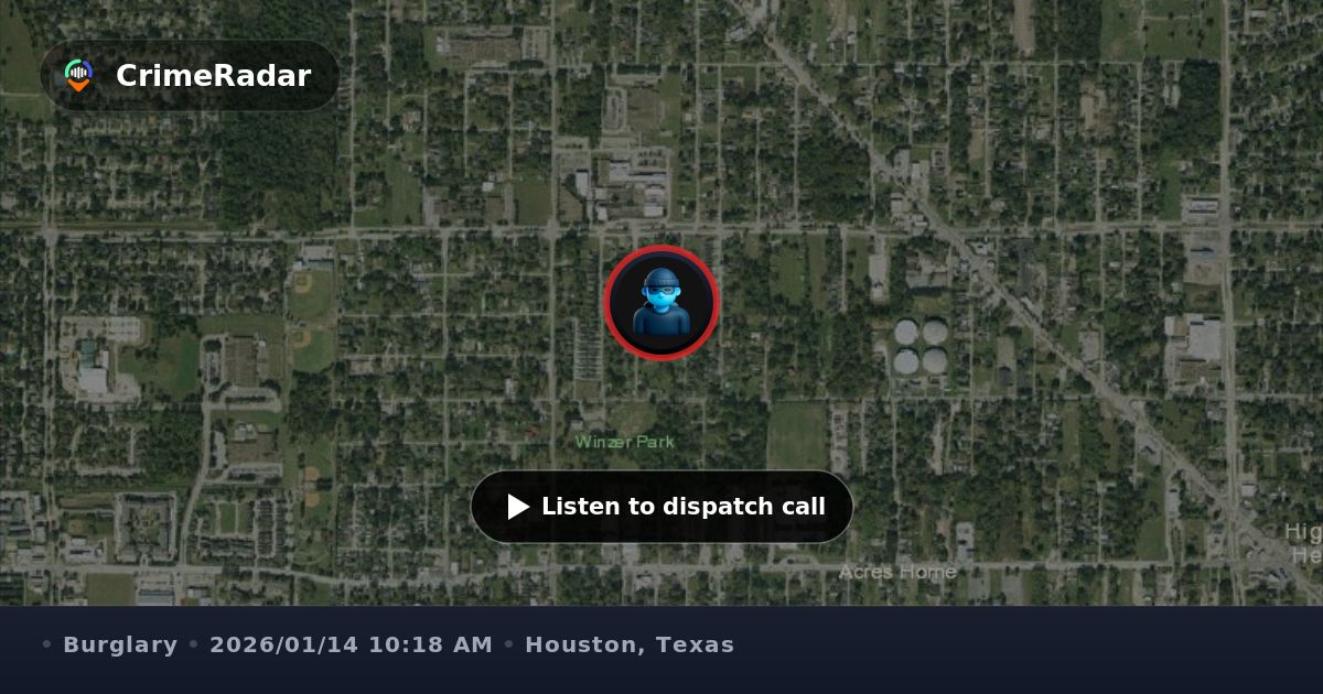 Alarm triggers possible burglary near Wall St, Houston TX | CrimeRadar