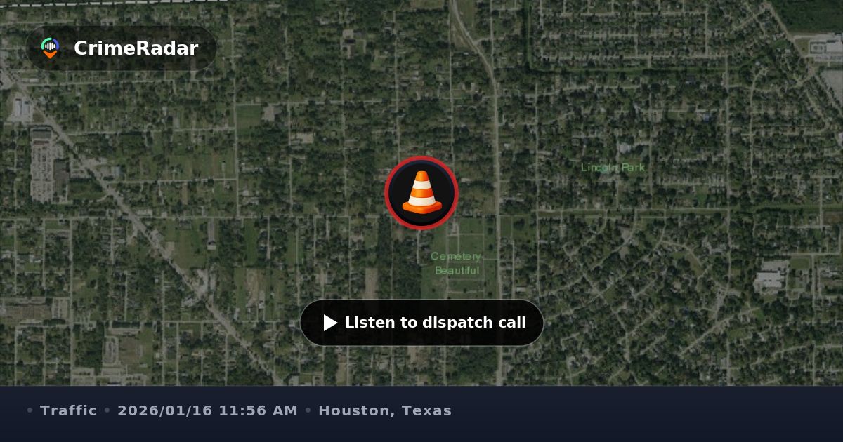 Officers address vehicle hazard near West Montgomery, Houston TX ...