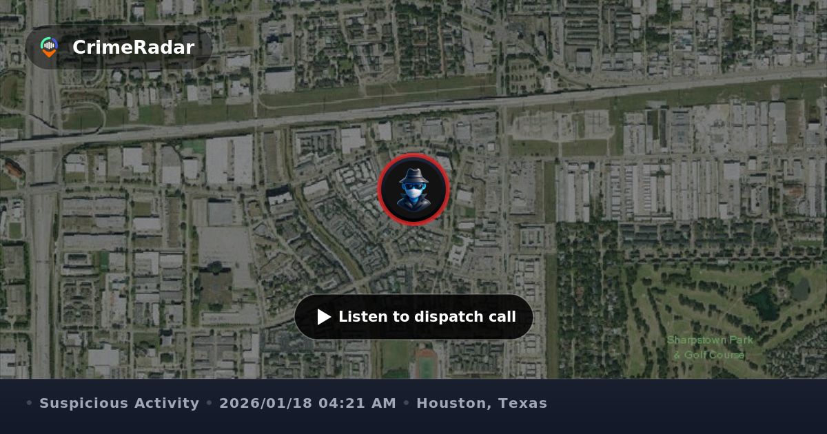 Panic alarm activation near Town Park Dr, Houston TX | CrimeRadar