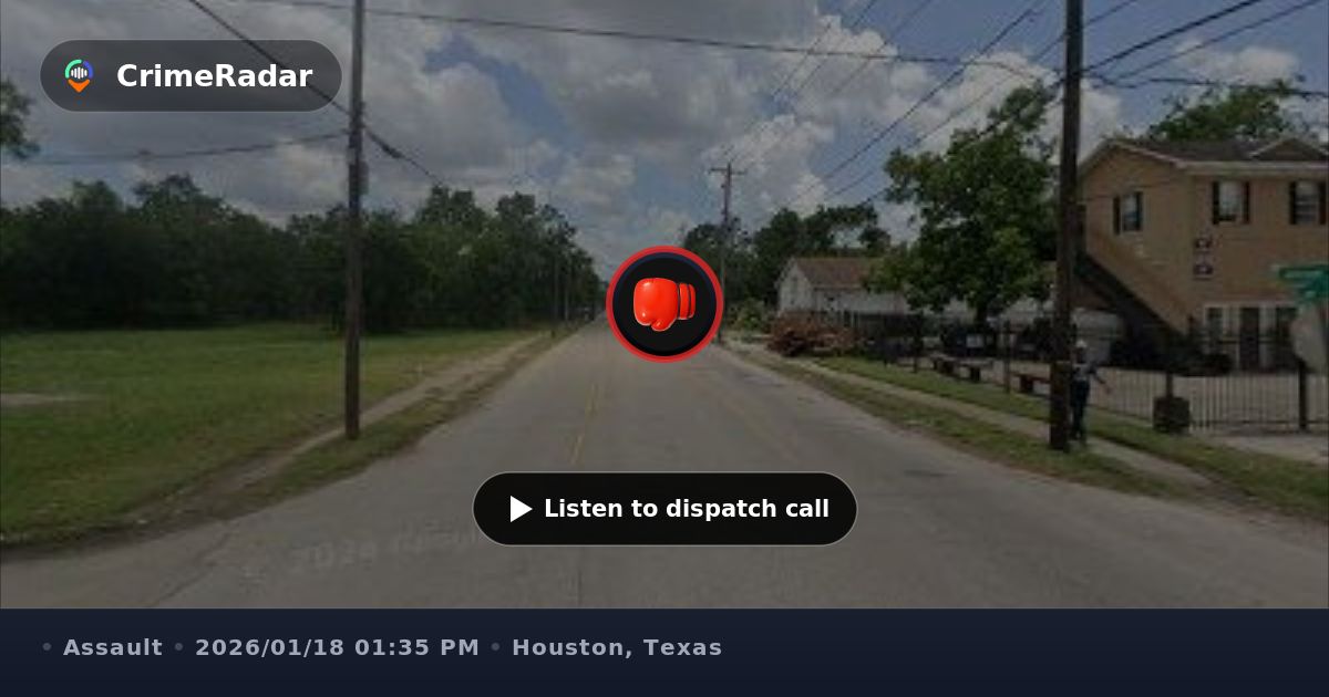 Disturbance and possible fire near Jensen Dr, Houston TX | CrimeRadar