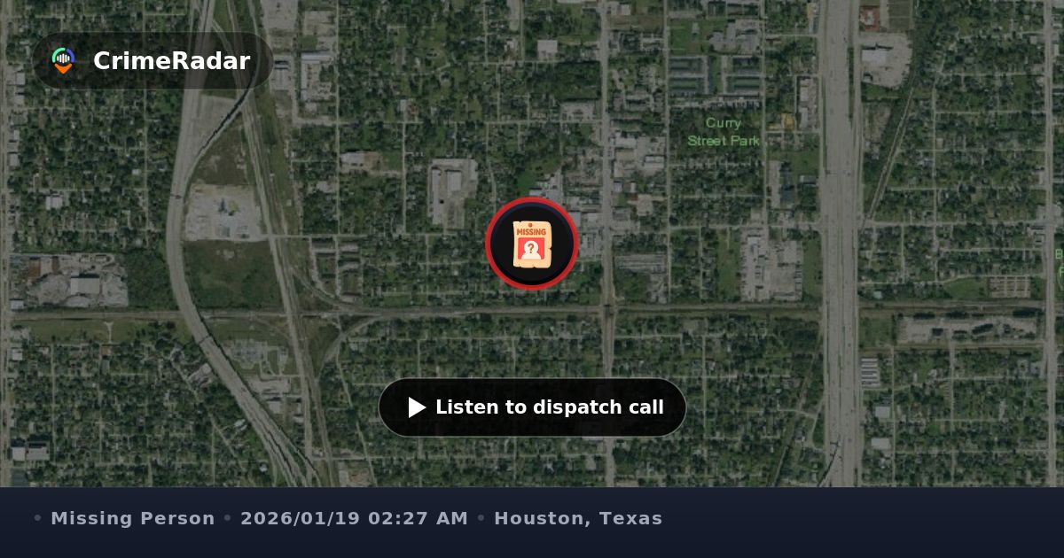 Possible missing person sighting near Jensen and Kelley, Houston TX ...