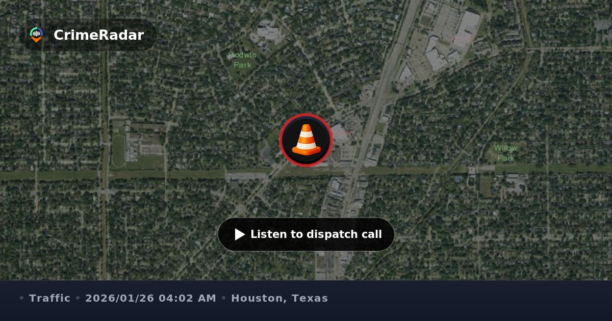 Officers conduct traffic stop on South Post Oak Rd, Houston TX | CrimeRadar