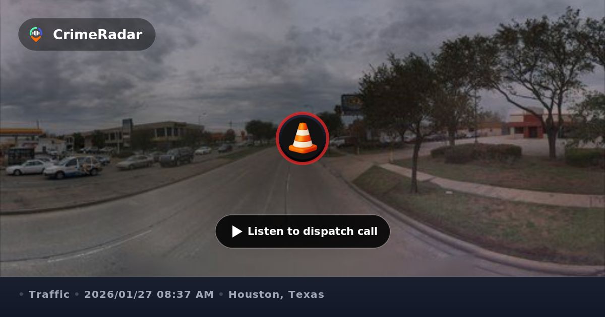 Traffic blockage near Richmond Ave, Houston TX | CrimeRadar