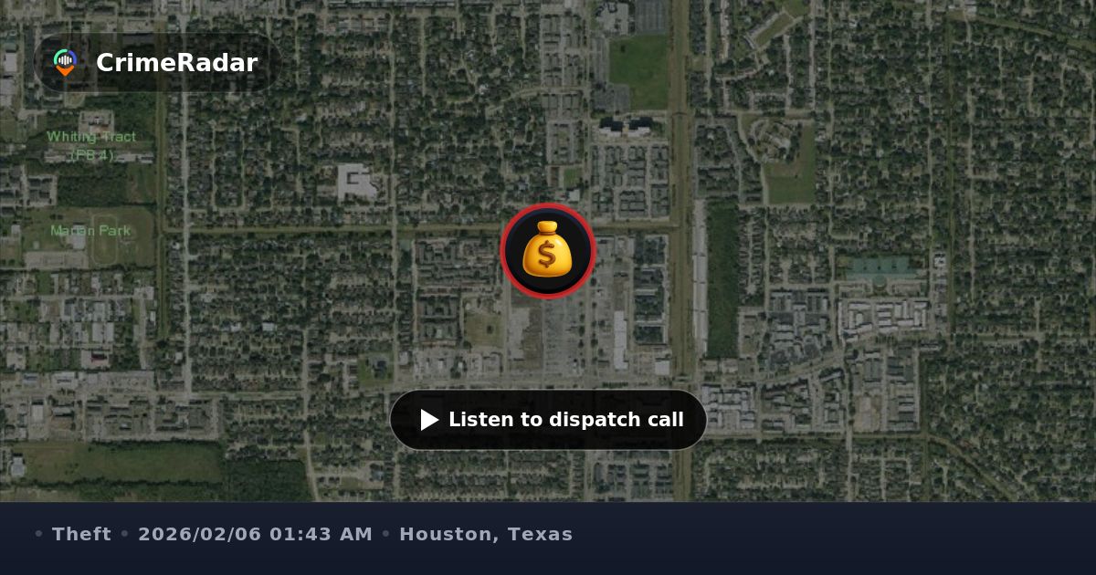 Dolly wheels reported stolen from tow truck, Houston TX | CrimeRadar