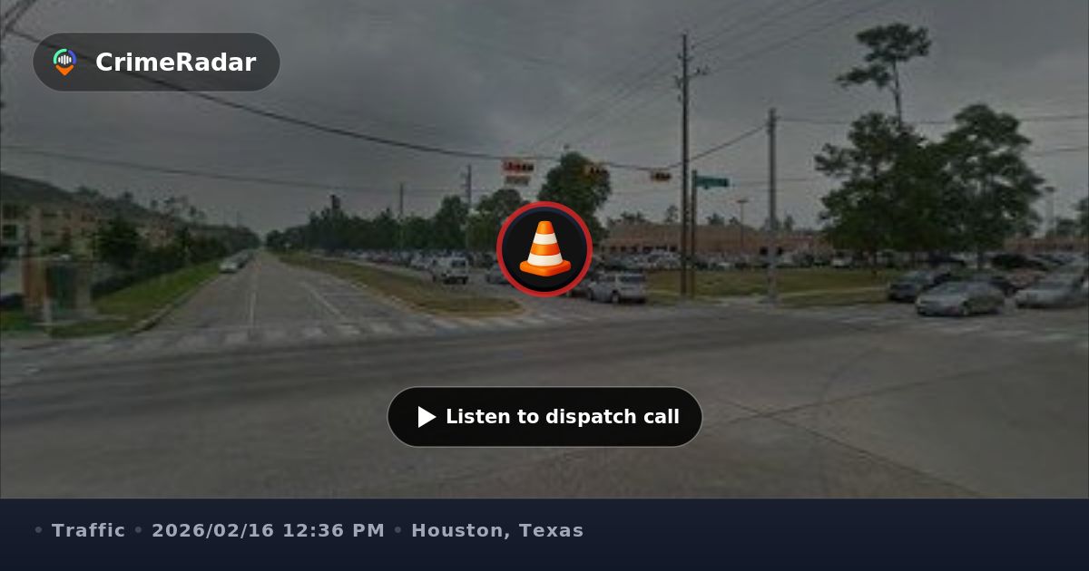 Flashing red light causing traffic backup, Houston TX | CrimeRadar