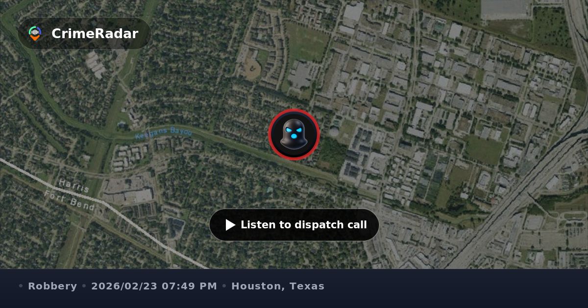 Robbery at restaurant on South Wilcrest, Houston TX | CrimeRadar
