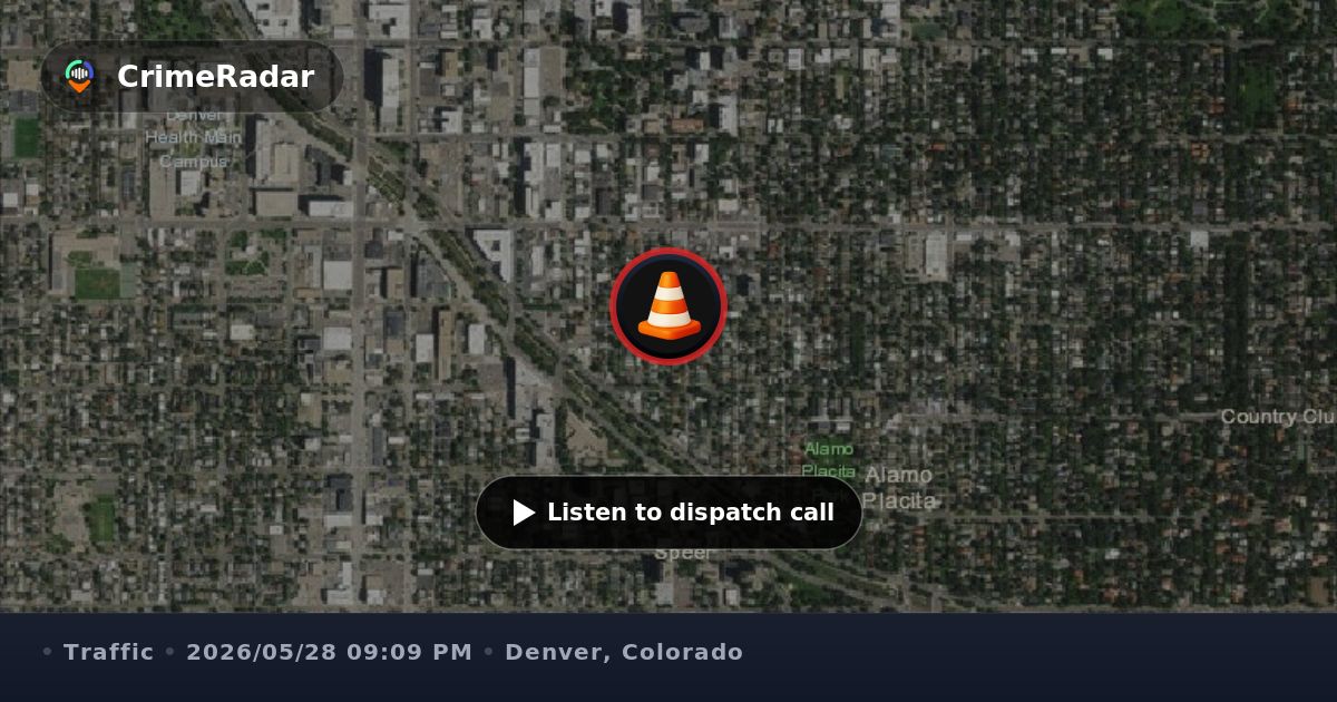 Accident causes detour on I-70 at Washington Street, Denver CO | CrimeRadar