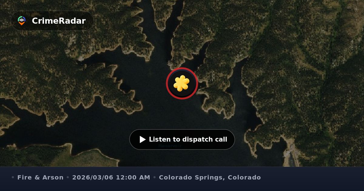 Fire units dispatched to Promontory Park, Colorado Springs CO | CrimeRadar