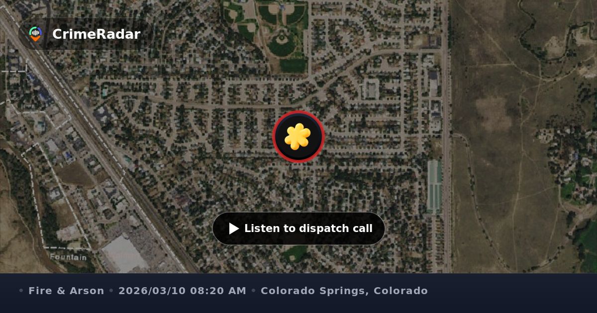 Fire alarm malfunction at assisted living facility, Colorado Springs CO ...