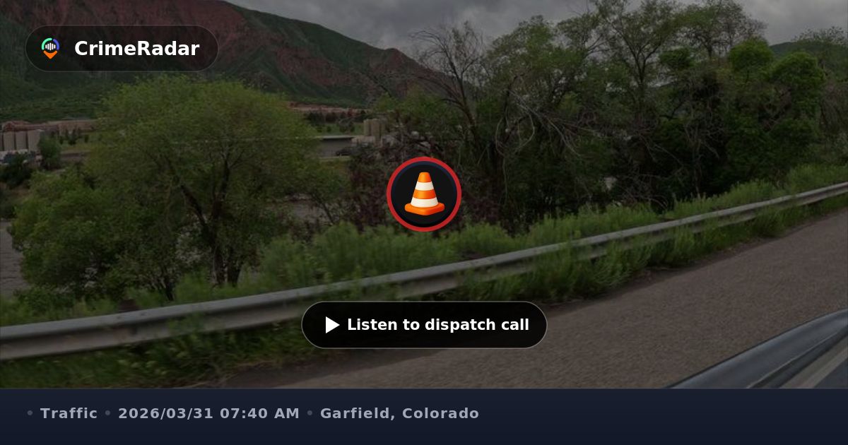Aggressive driving complaint on I-70 near Exit 111, Garfield County CO ...