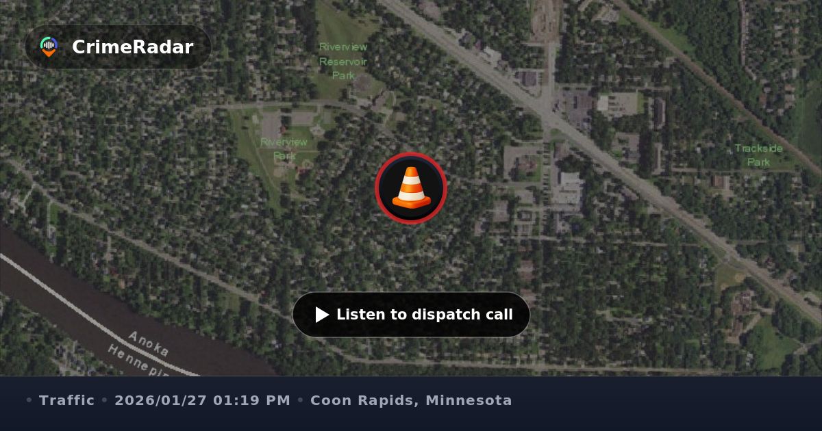 Traffic stop near Nightingale St, Coon Rapids MN | CrimeRadar