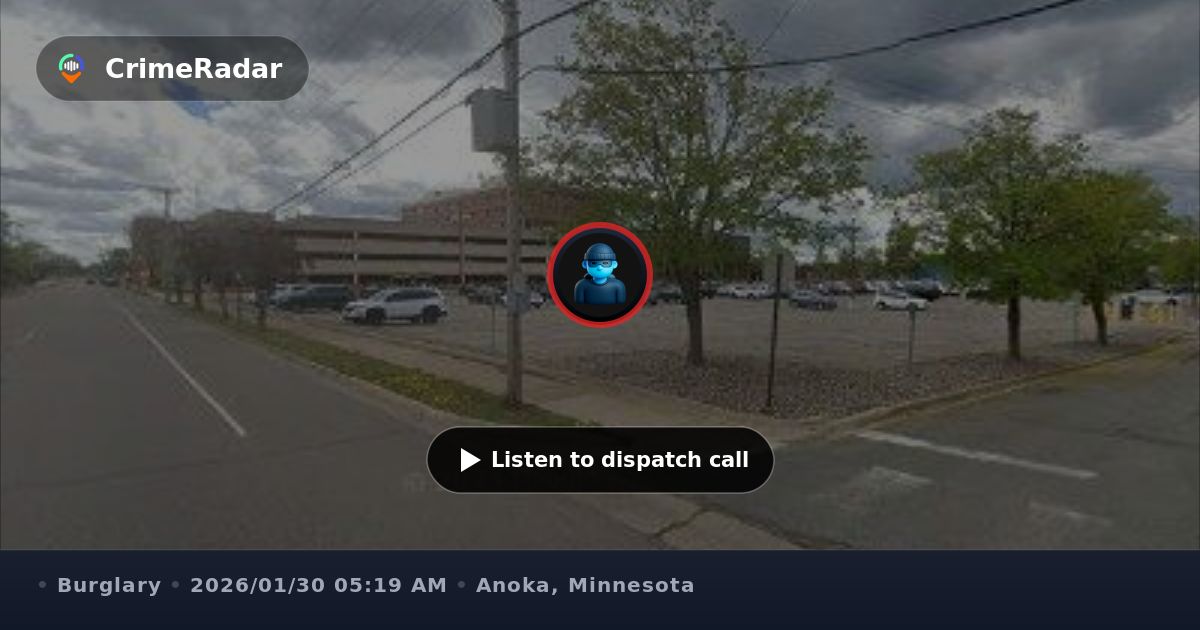 Alarm reported at building on 4th Avenue, Anoka MN | CrimeRadar