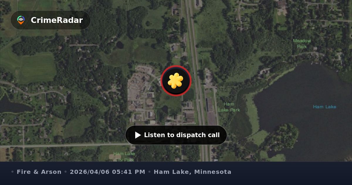 Accidental fire alarm on Lincoln Street in Ham Lake, Ham Lake MN ...