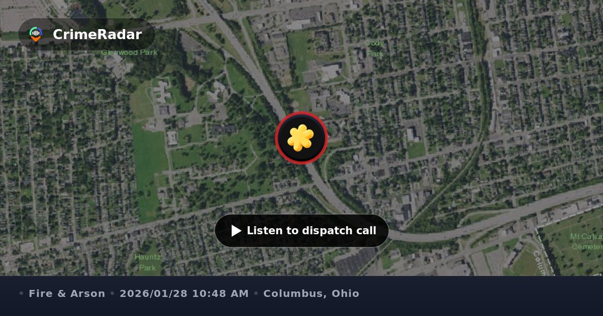 Car fire reported near Helen St in Columbus, Columbus OH | CrimeRadar