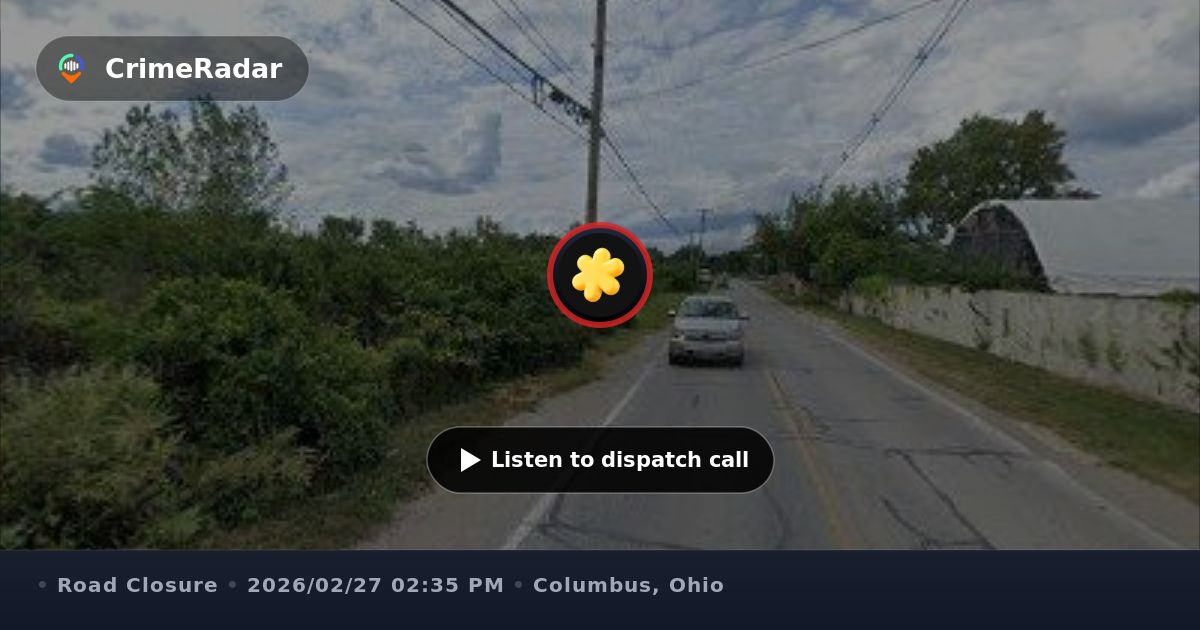 Railroad crossing arms down near McKinley Avenue, Columbus OH | CrimeRadar