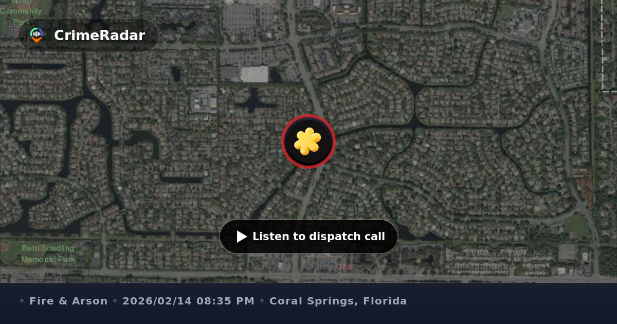 Unauthorized fire under pavilion at Poinciana Park, Coral Springs FL ...