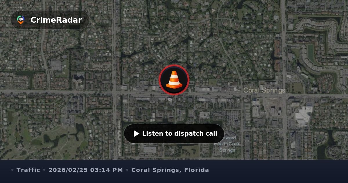 Car teetering near canal after parking lot crash, Coral Springs FL ...