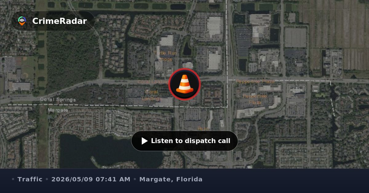 Traffic stop on gray Volkswagen in Margate, Margate FL | CrimeRadar