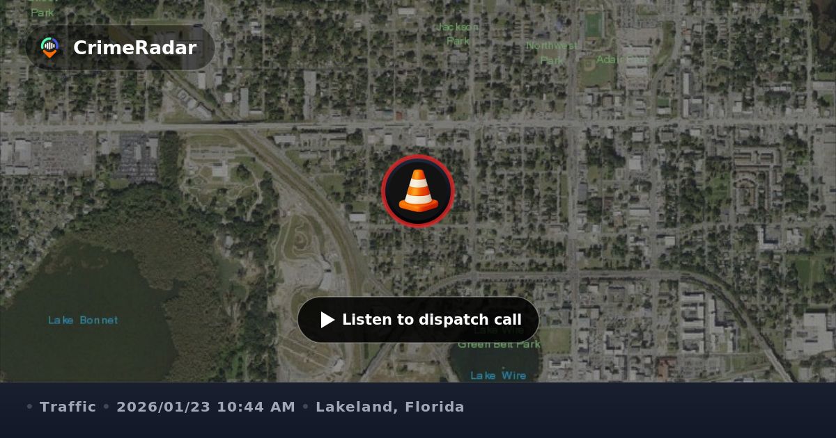 Two-vehicle crash near George Jenkins Blvd and MLK Ave, Lakeland FL ...