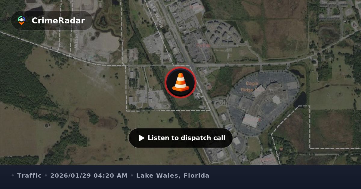 Two-vehicle crash reported on Highway 27, Lake Wales FL | CrimeRadar